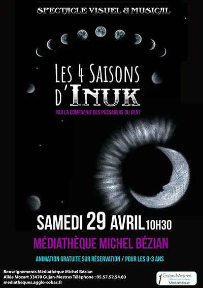 Spectacle enfants "Les 4 saisons d'Inuk" - Vivre le Bassin
